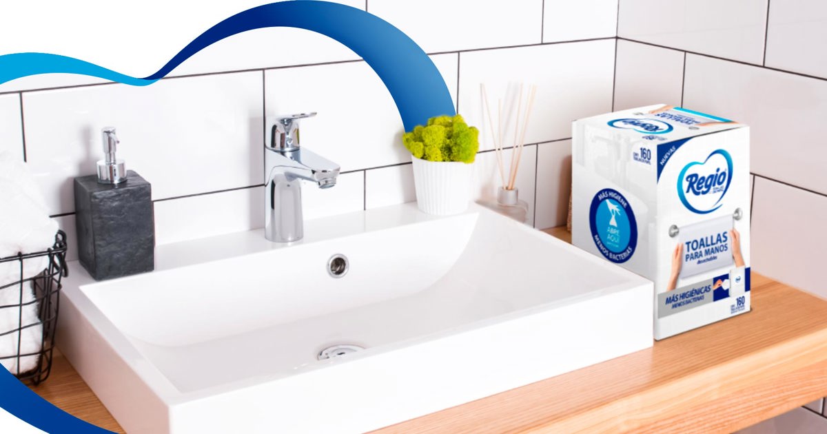 ¿Por qué usar toallas de papel para secar las manos? - Regio®